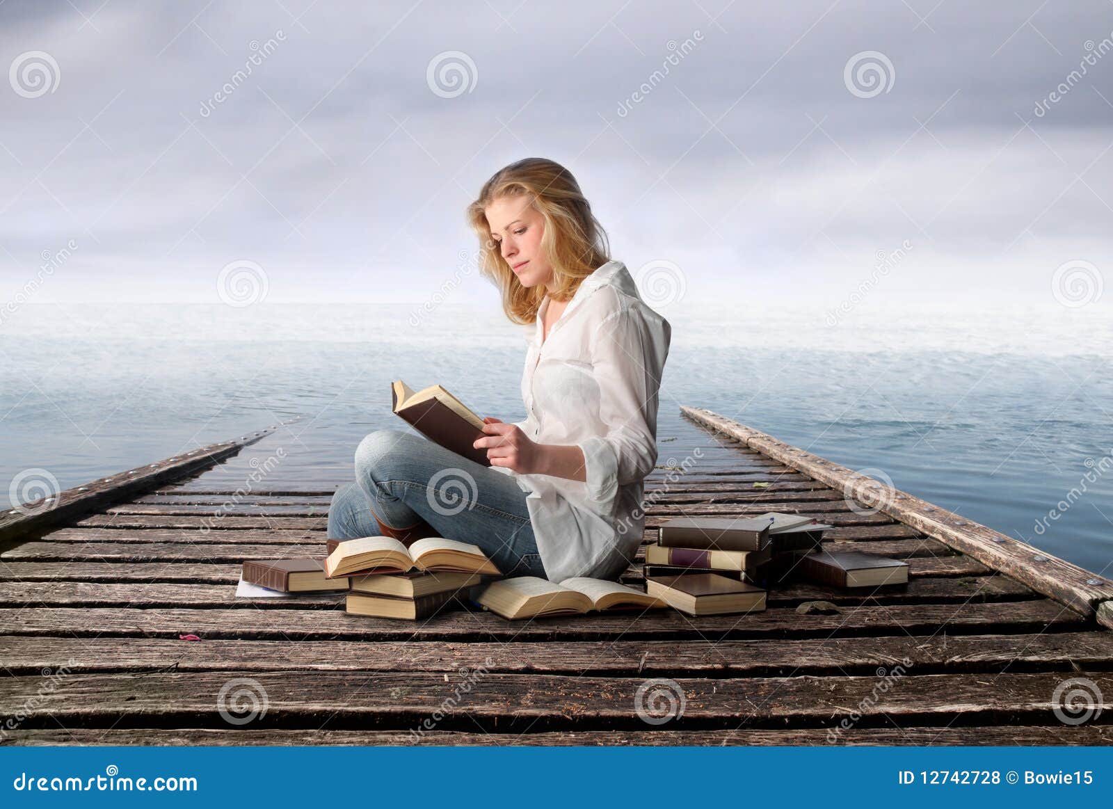 Study in nature stock photo. Image of girl, caucasian - 12742728