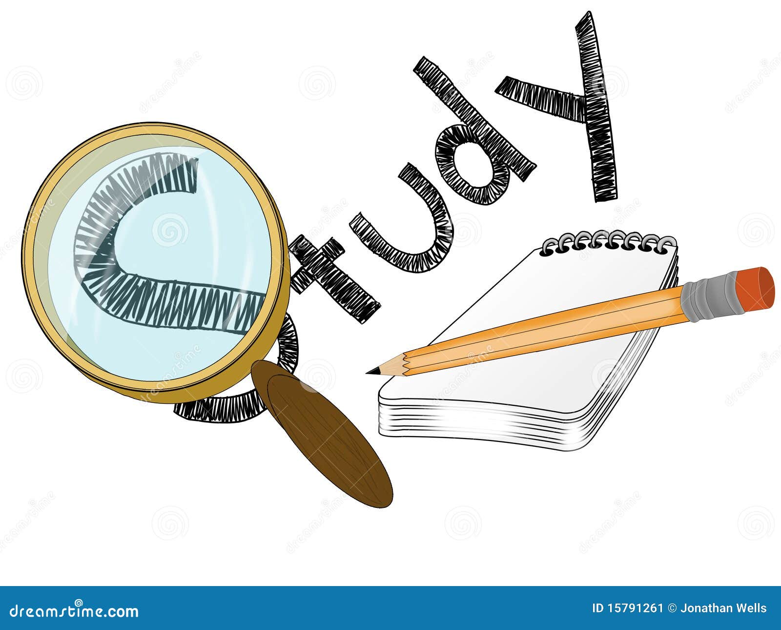 Study with Notes stock illustration. Illustration of study - 15791261