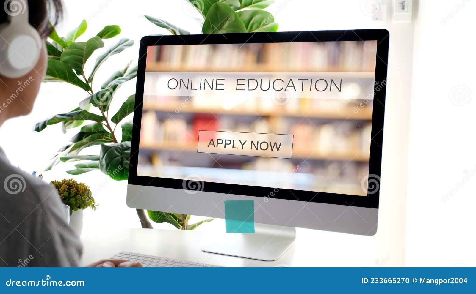 Study Online Class, Man Hand Tying Computer Keyboard, Adult Male ...