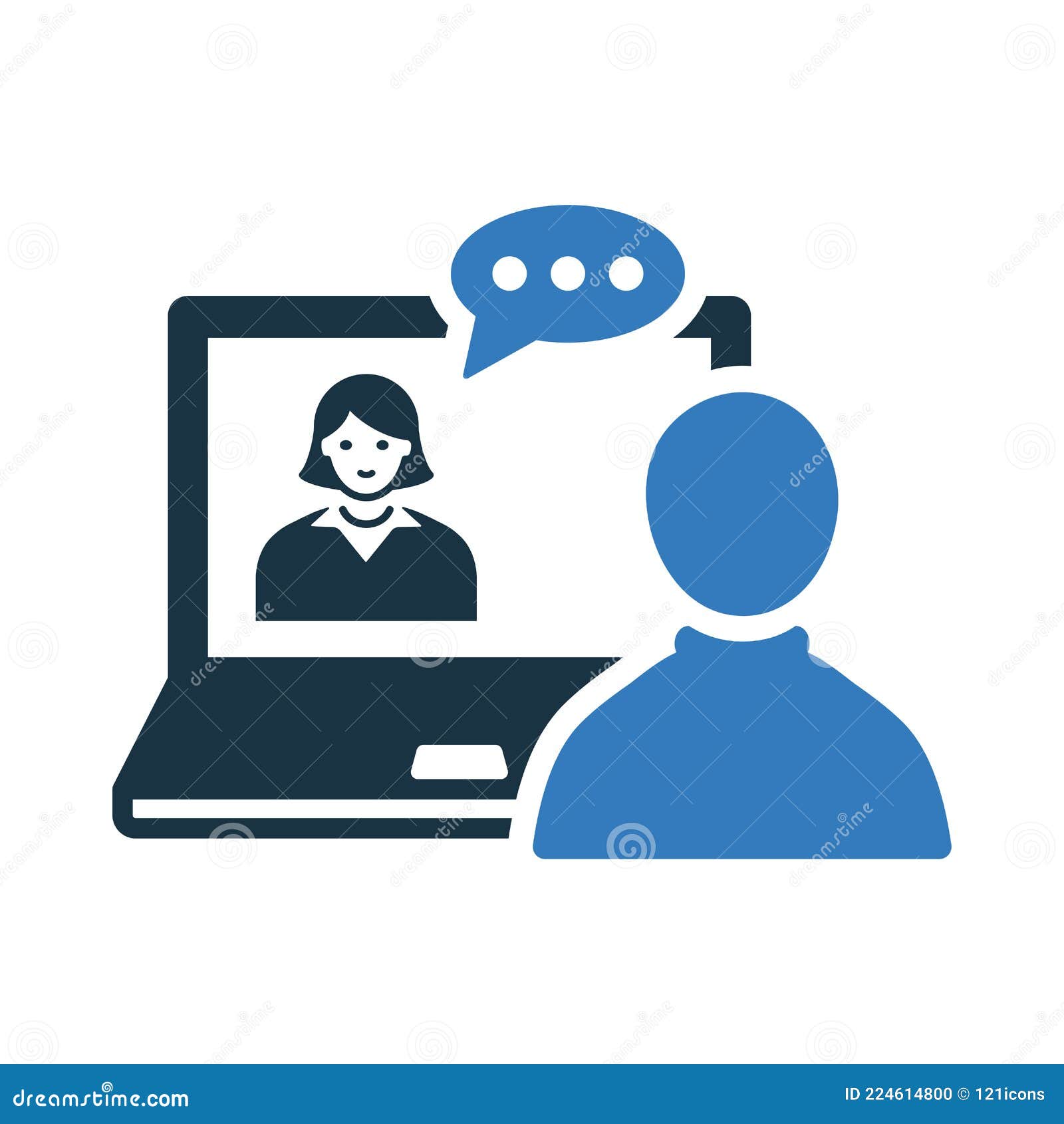 Study, Online Icon. Simple Editable Vector Design Isolated on a White ...