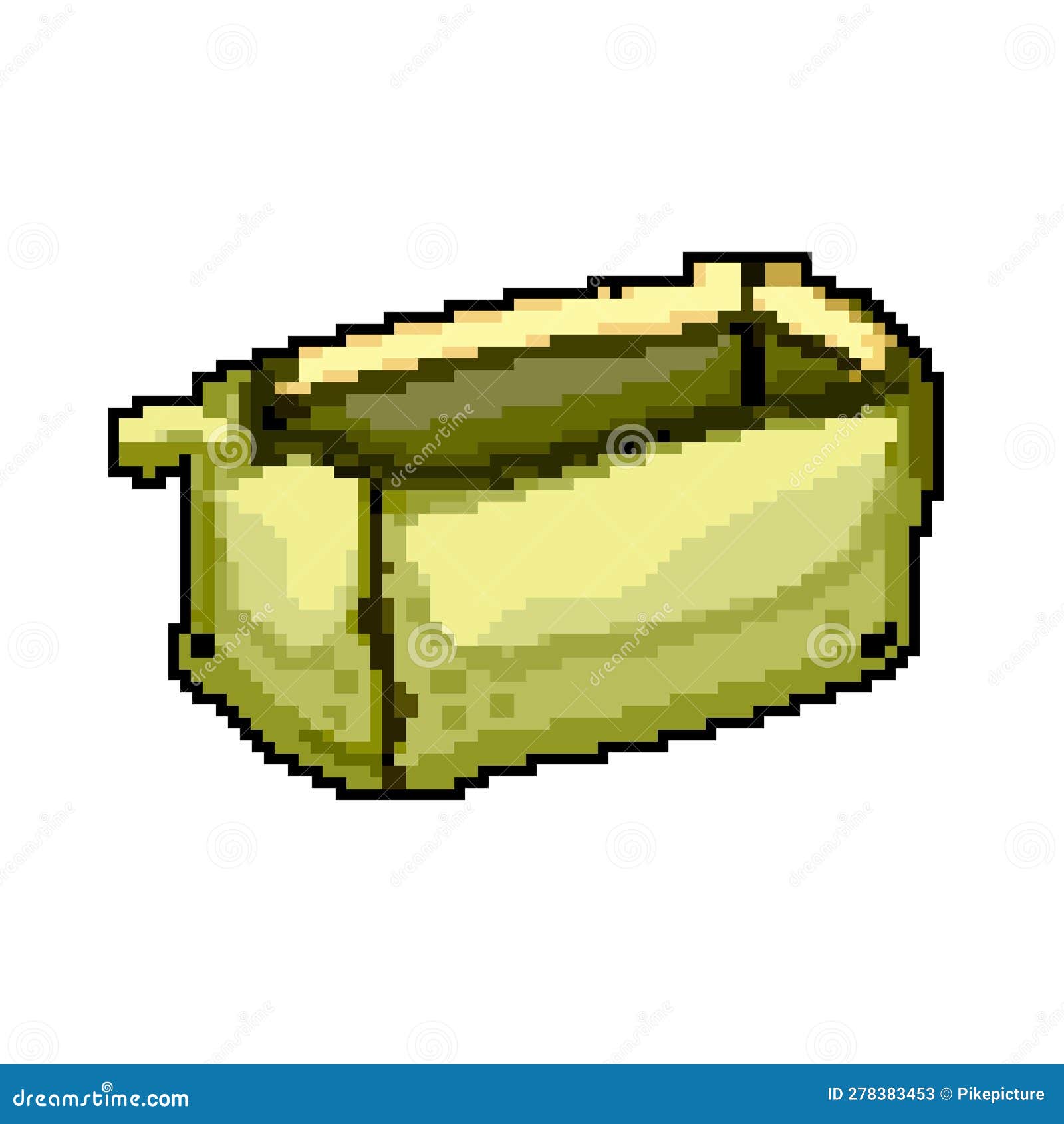 Study Pencil Case Game Pixel Art Vector Illustration Stock Vector ...