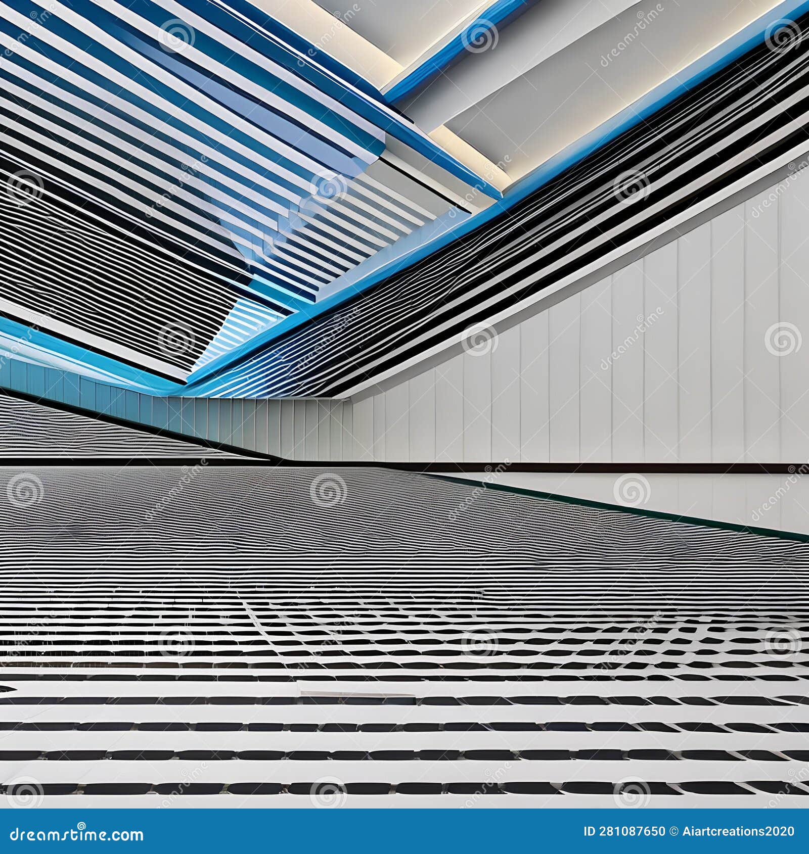 A Study in Perspective and Depth, with Vanishing Points, Receding Lines ...