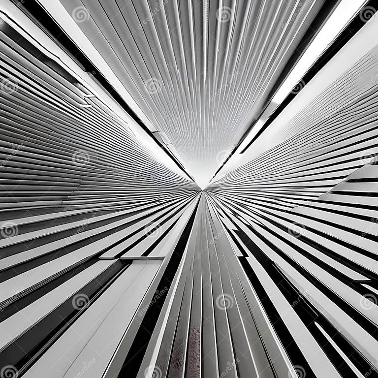 A Study in Perspective and Depth, with Vanishing Points, Receding Lines ...