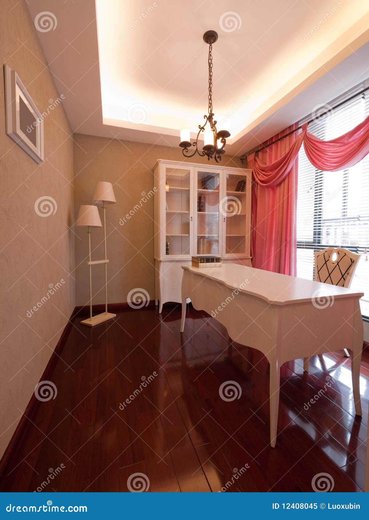 Study room stock image. Image of wall, home, room, wood - 12408045