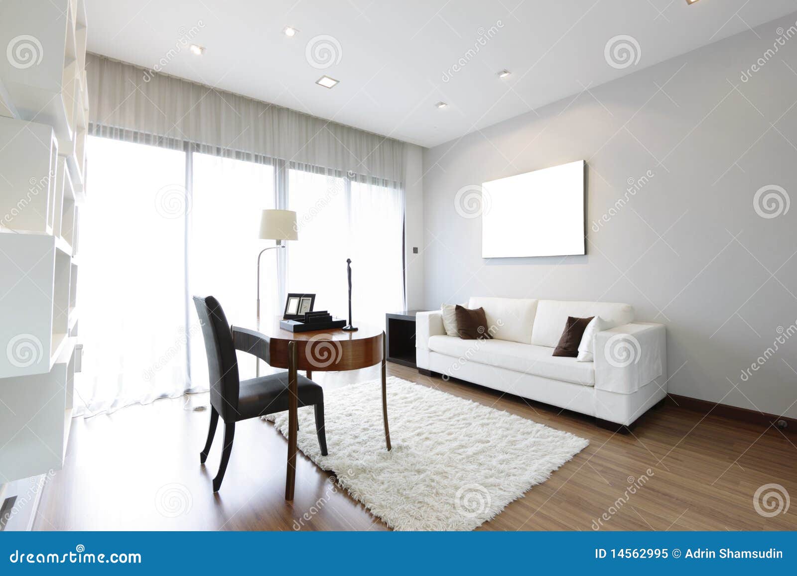 Study room stock image. Image of wooden, flooring, room - 14562995