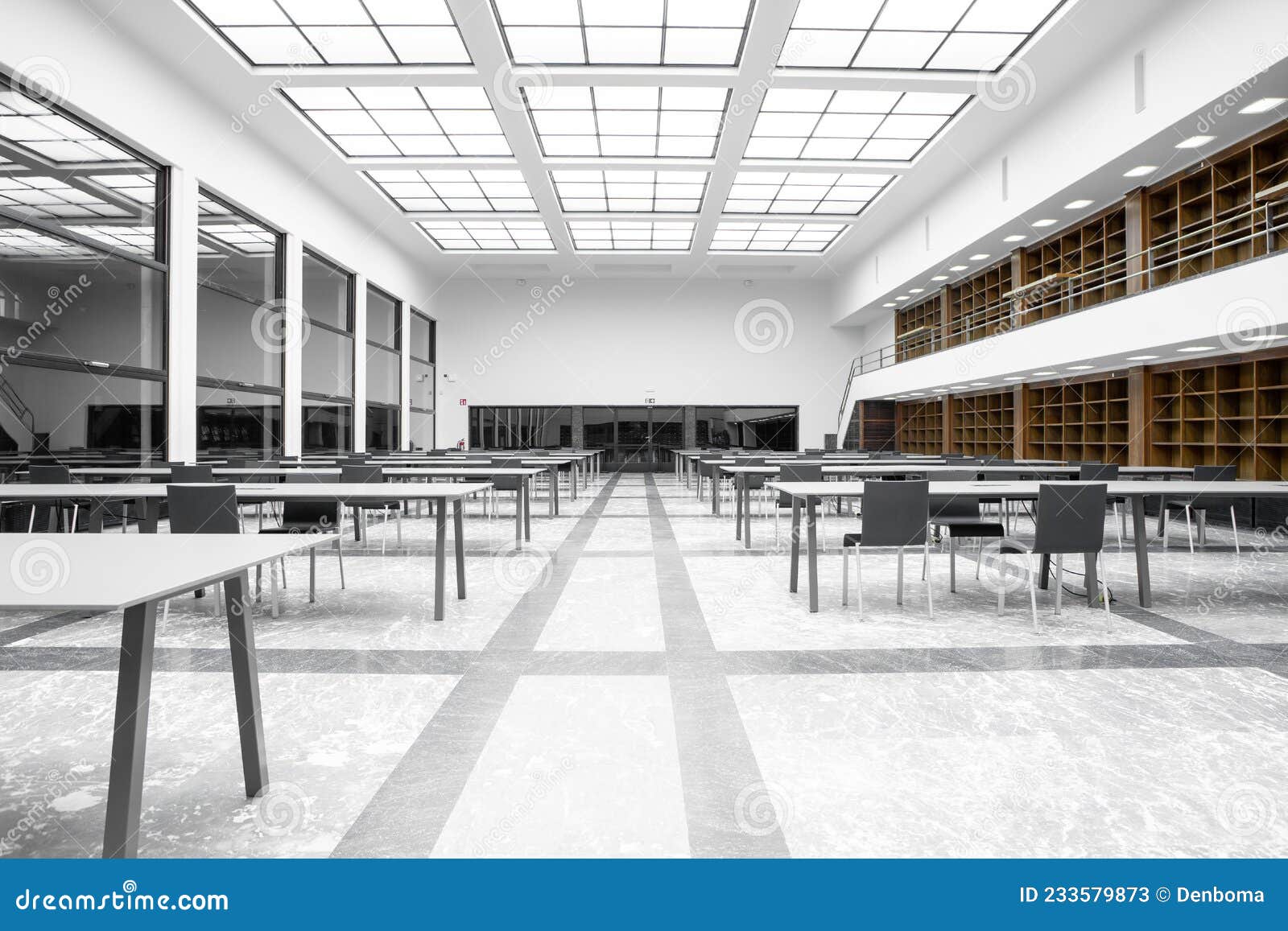 An study room stock image. Image of hall, chairs, building - 233579873