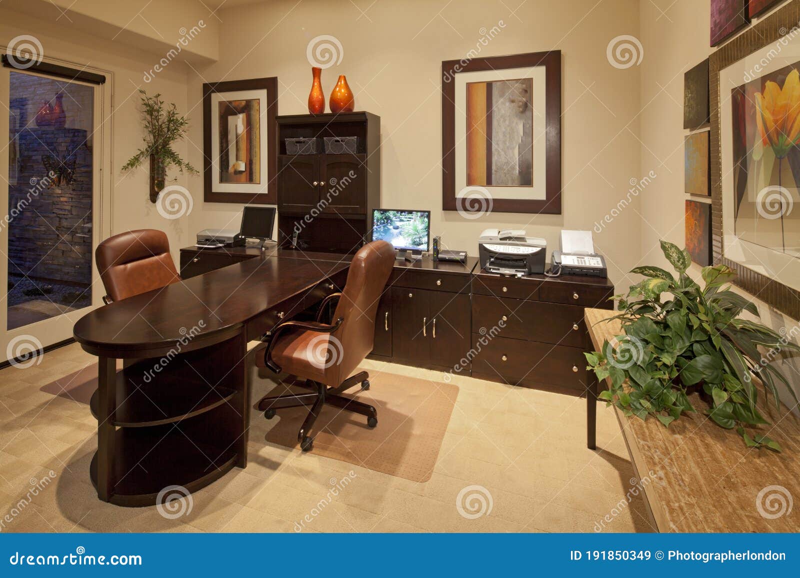 Study Room in Luxury Manor House Editorial Stock Image - Image of ...
