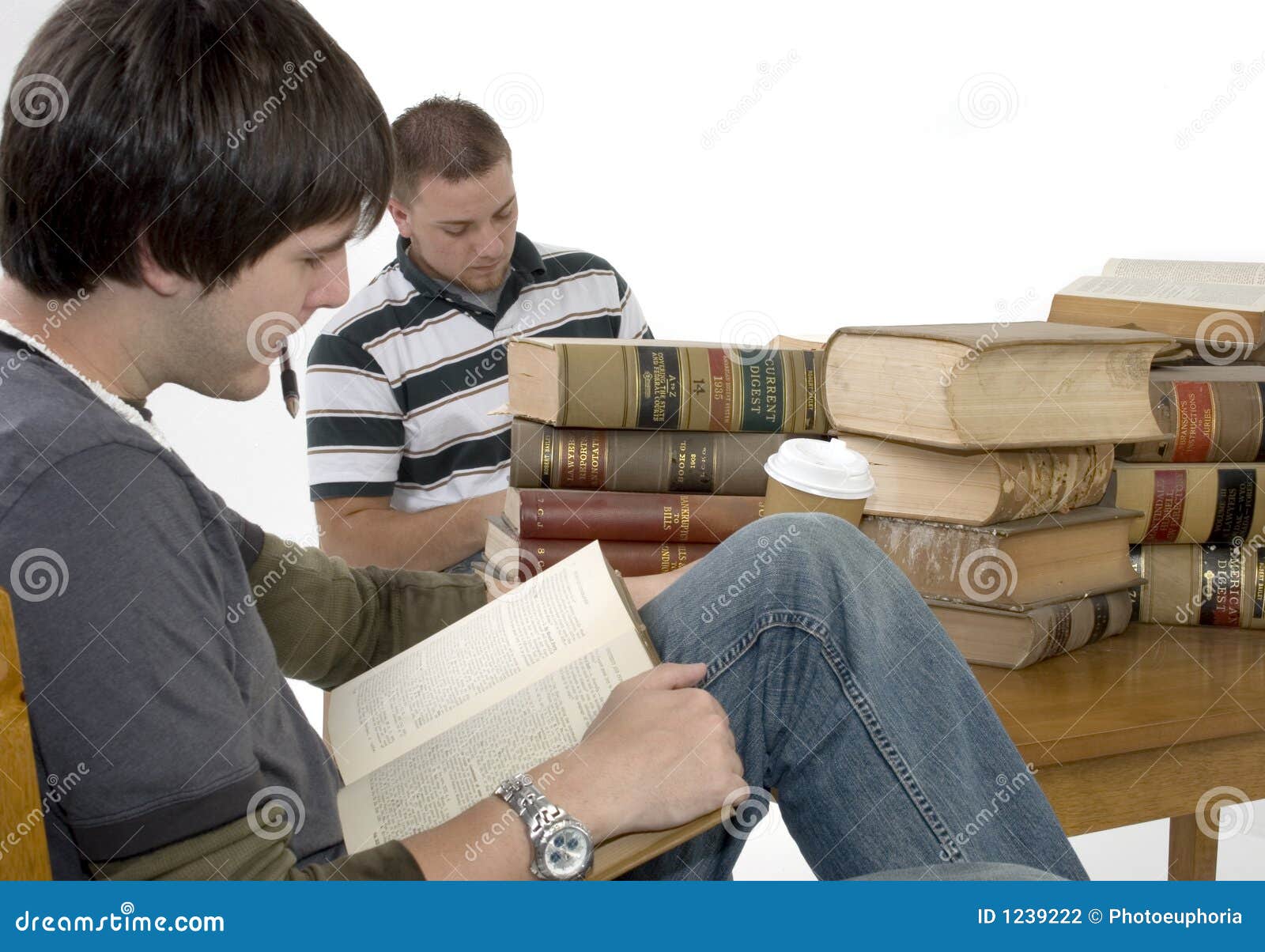 Study Session stock photo. Image of student, college, antique - 1239222