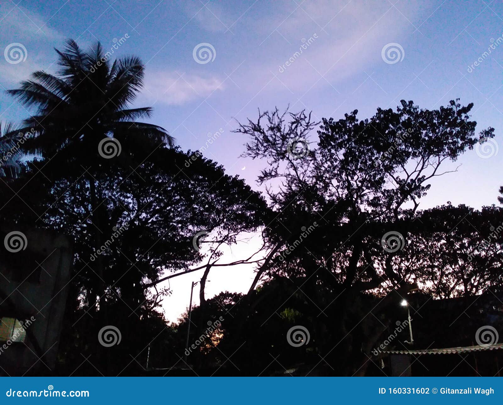 A Study of Sky during an Early Evening Stock Photo - Image of ...