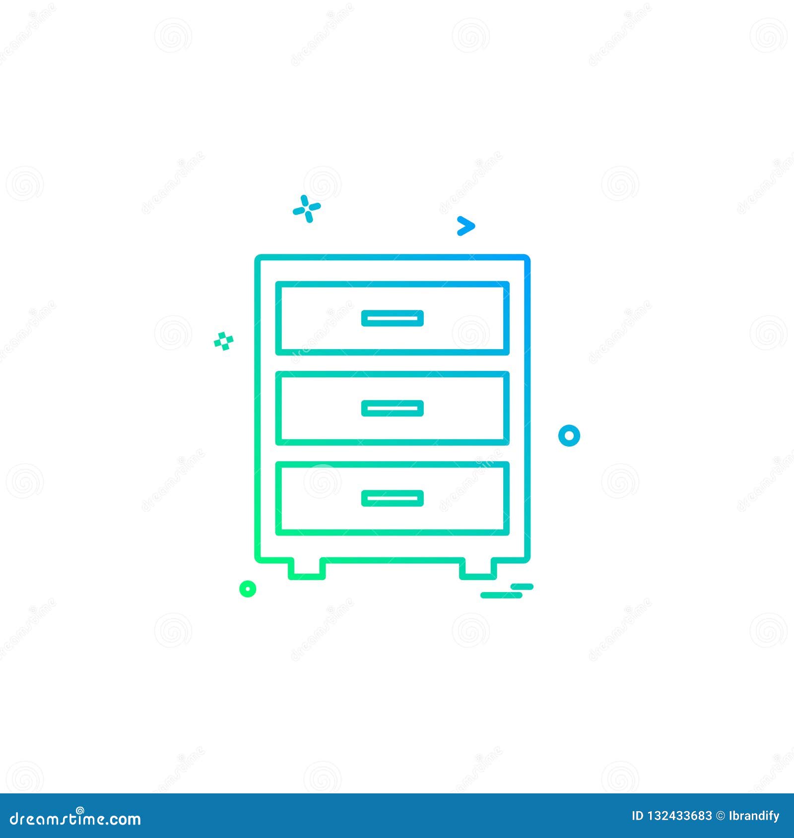 Study Table Icon Design Vector Stock Vector - Illustration of design ...