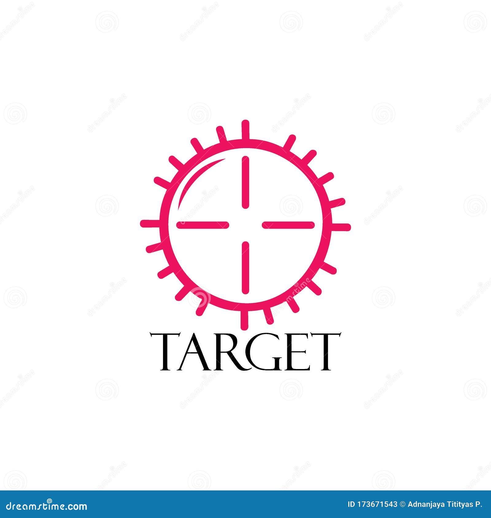 Study target symbol vector stock vector. Illustration of business ...