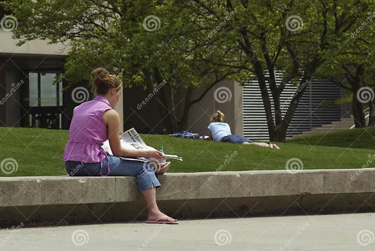 Study Time stock photo. Image of university, girls, school - 485552