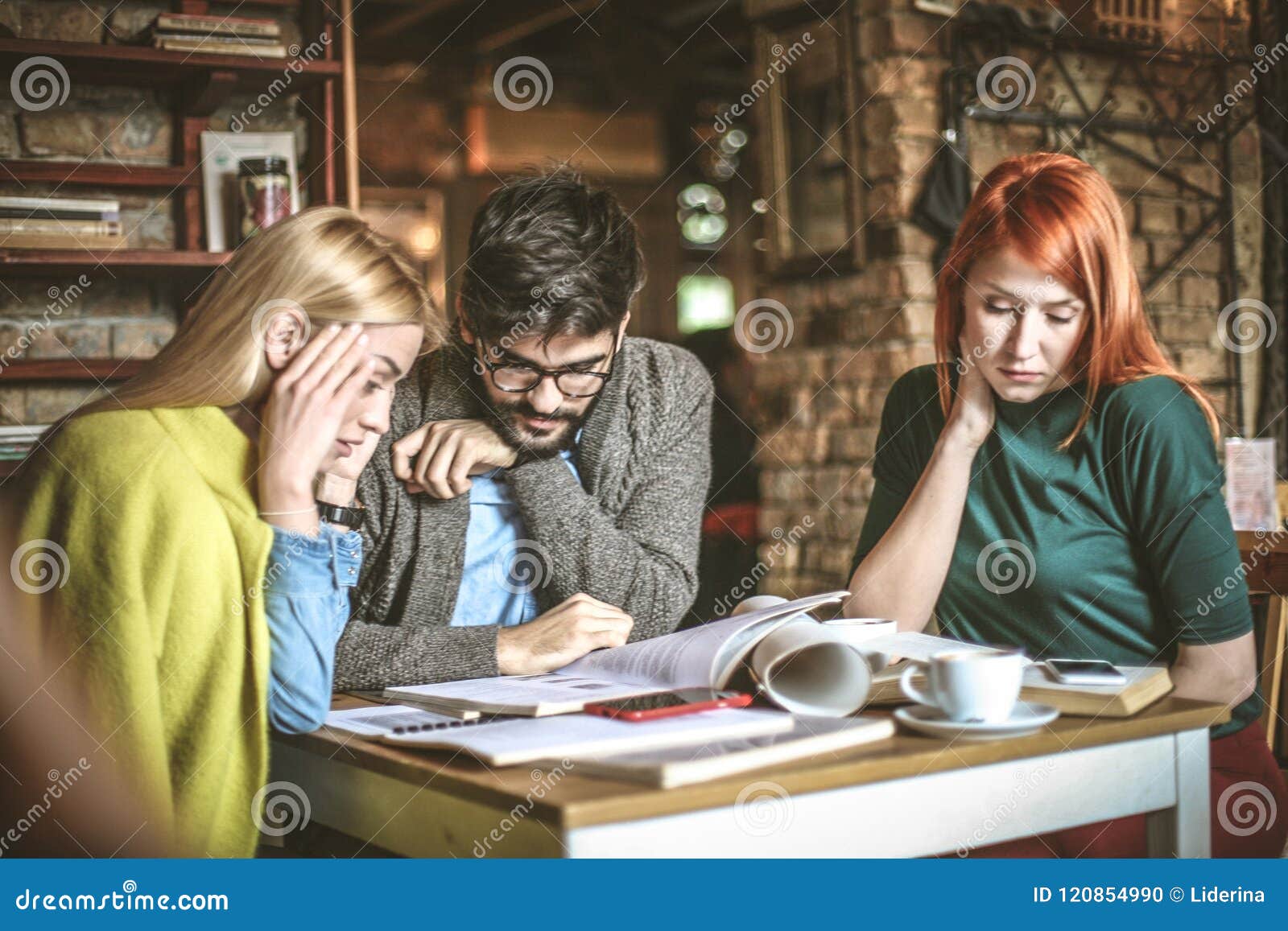 Study Together. Group of Students Stock Photo - Image of ethnicity ...