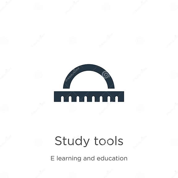 Study Tools Icon Vector. Trendy Flat Study Tools Icon from E Learning ...