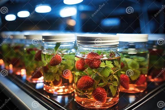 Study of Treatment in Genetically Modified Strawberries in Laboratory ...