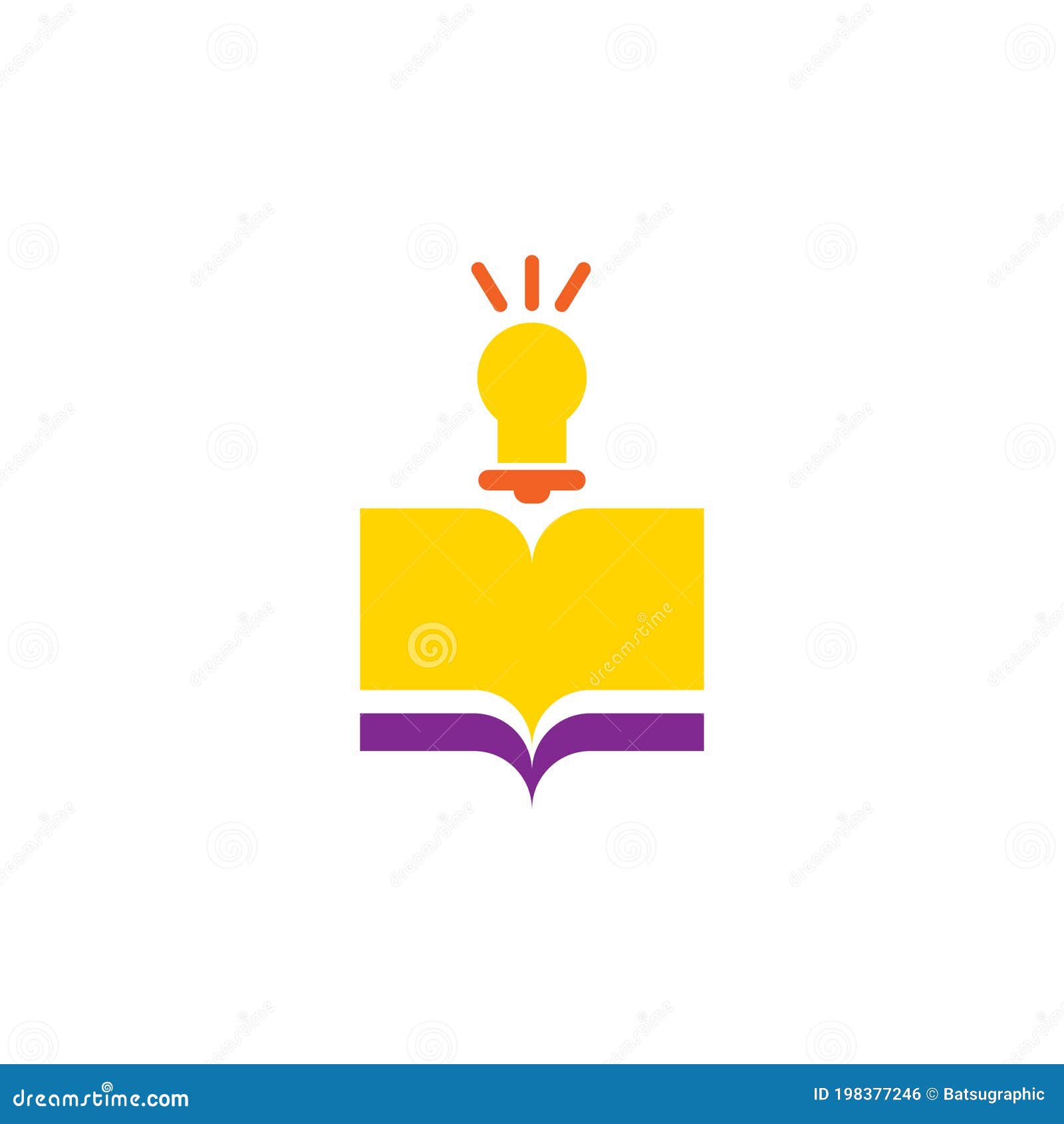 Study Vector Icon Design Template Stock Vector - Illustration of book ...
