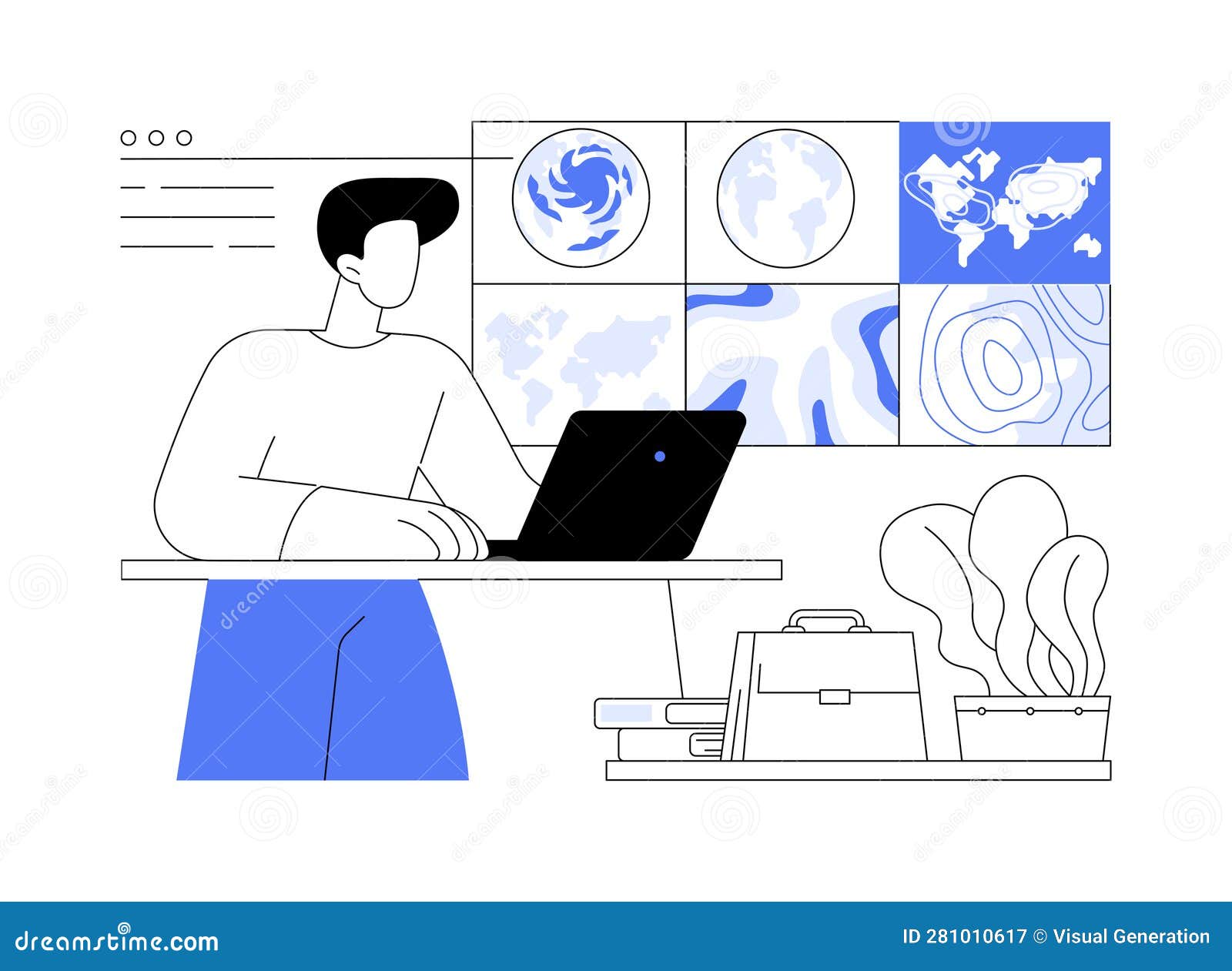 Study Weather Patterns Abstract Concept Vector Illustration. Stock ...