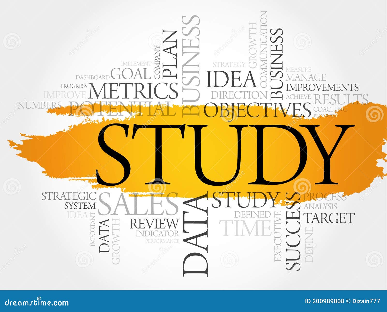 Study word cloud stock illustration. Illustration of internet - 200989808