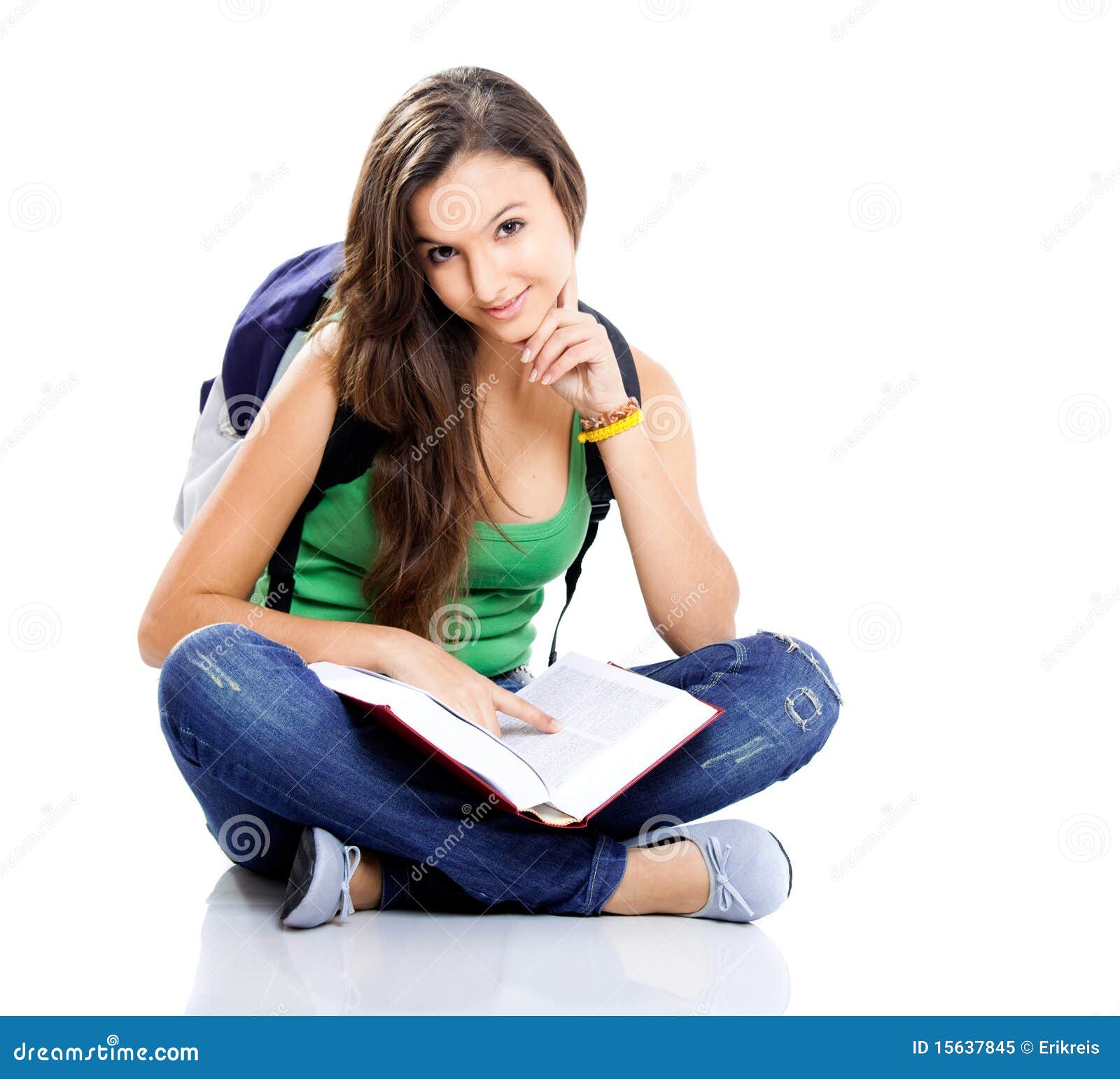 Studying stock image. Image of person, portrait, model - 15637845