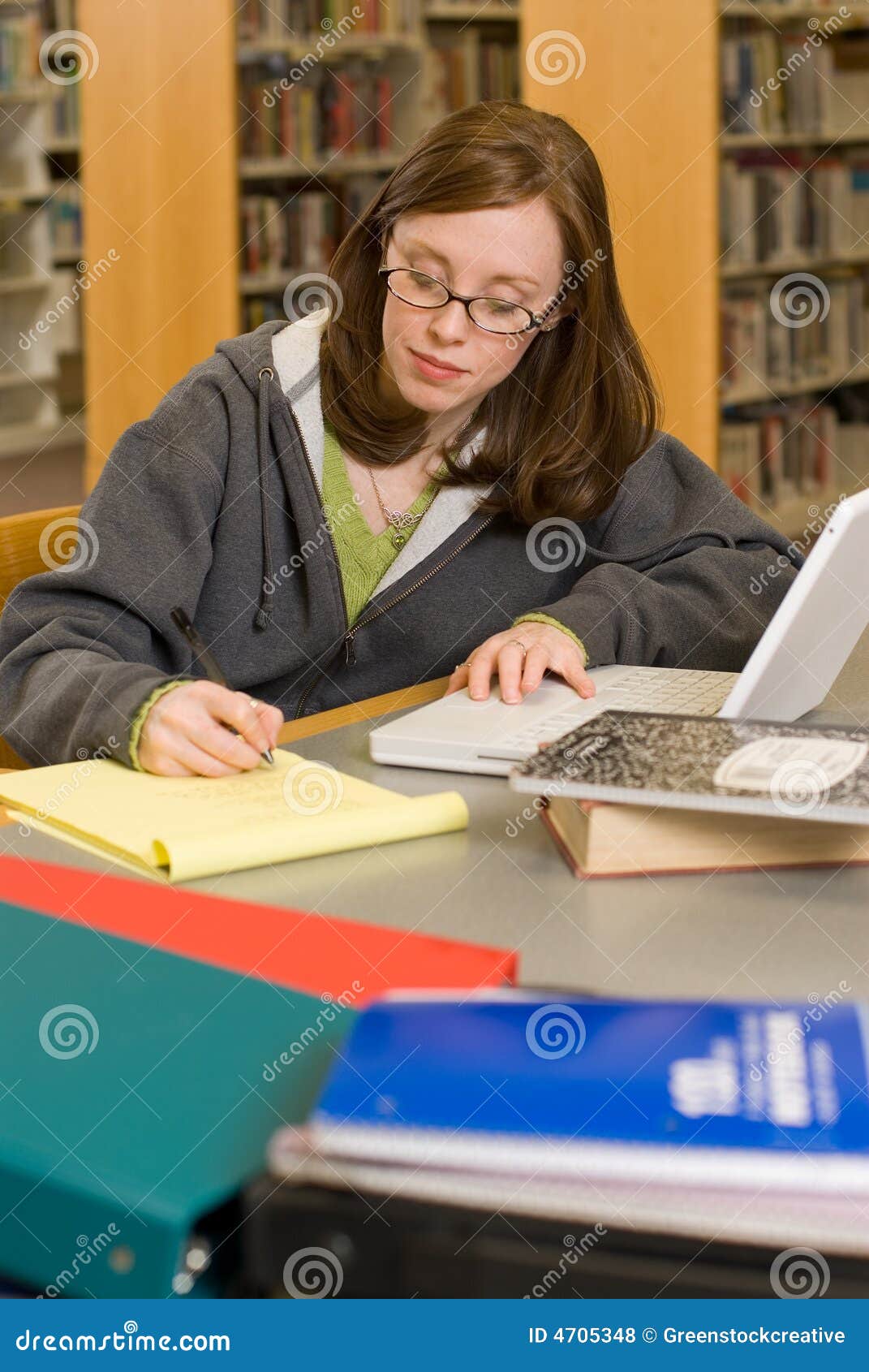 Studying stock photo. Image of university, project, education - 4705348