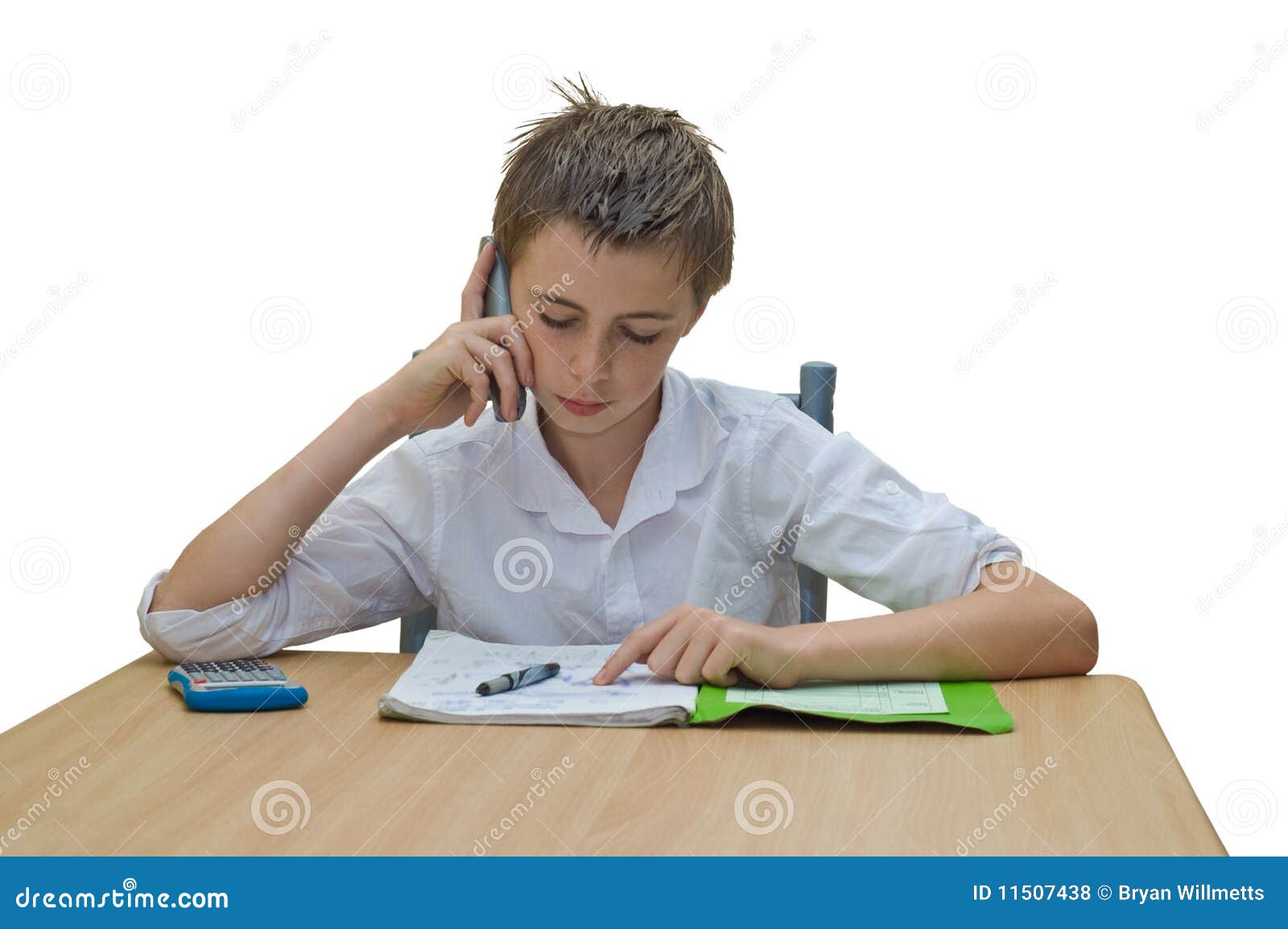 Studying boy stock photo. Image of education, math, problem - 11507438