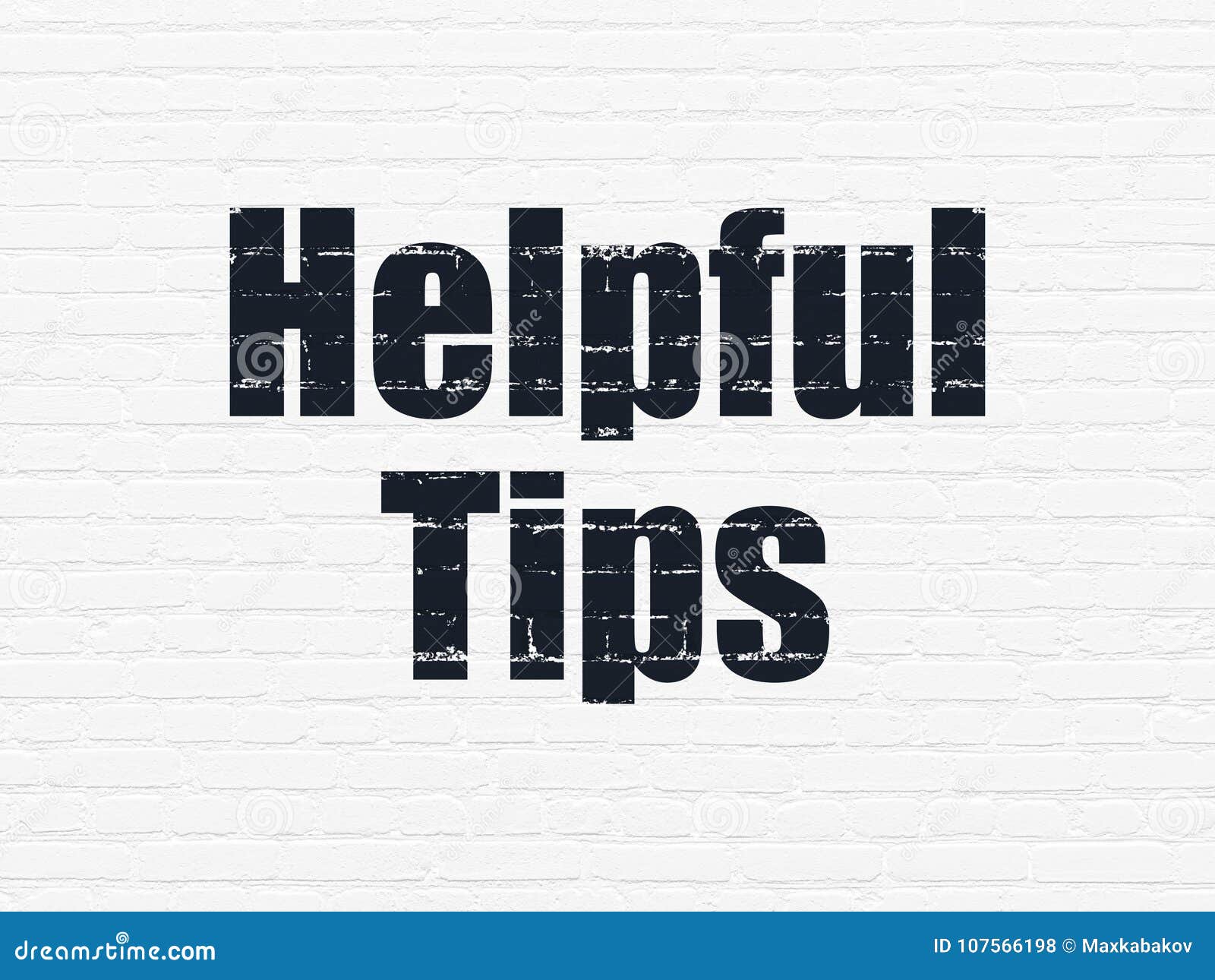 Studying Concept: Helpful Tips on Wall Background Stock Illustration ...