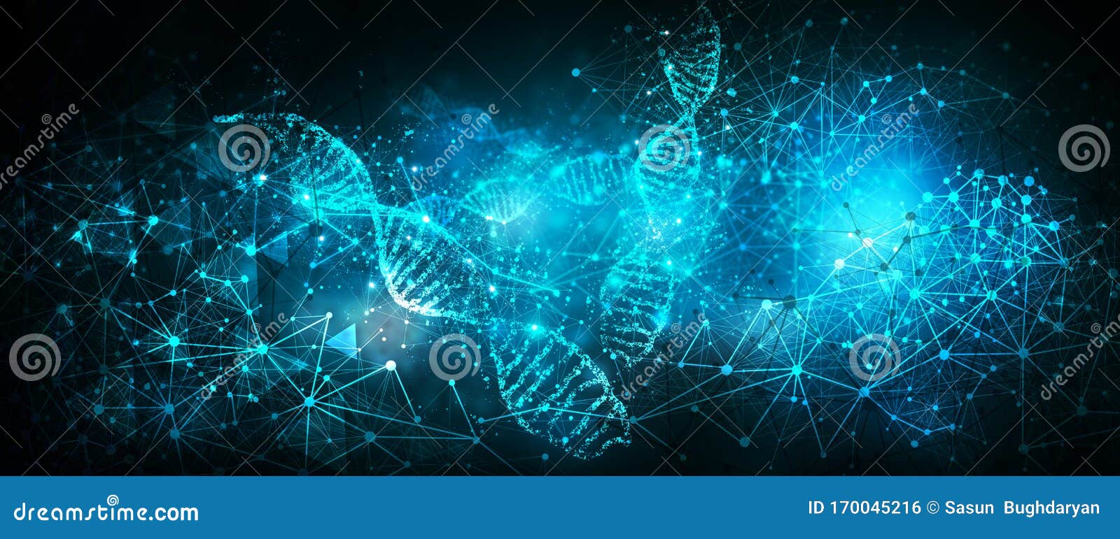 Studying the Digital Interface of the Molecule Stock Photo - Image of ...