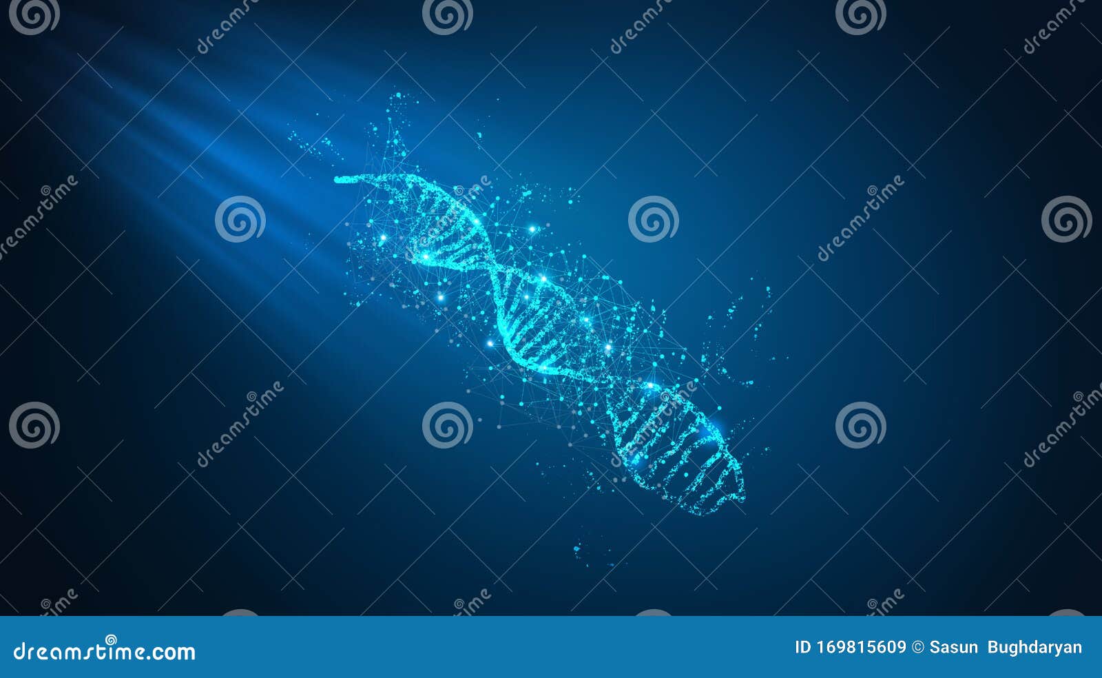 Studying the Digital Interface of the Molecule Stock Illustration ...