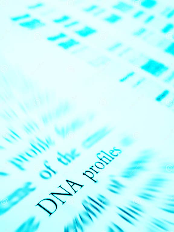 Studying DNA profiles stock image. Image of biology, chromosomes - 8807853