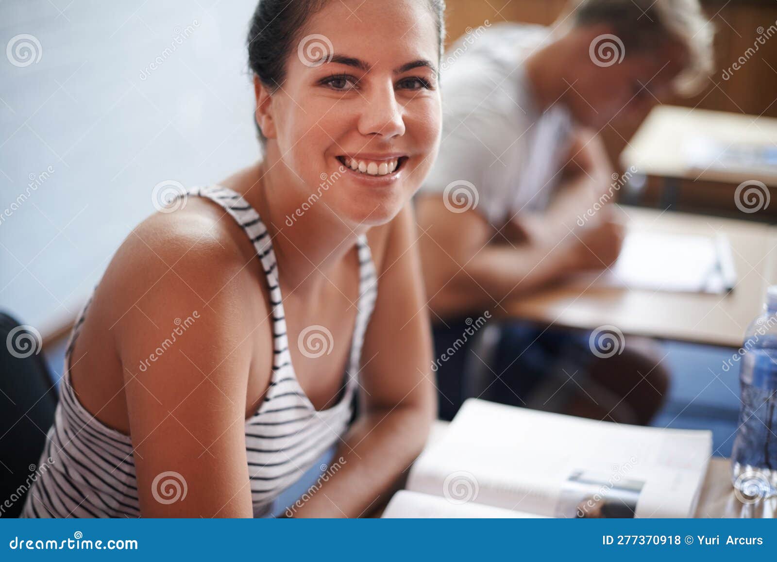 Studying is Easier when You Enjoy the Class. Young College Students in ...