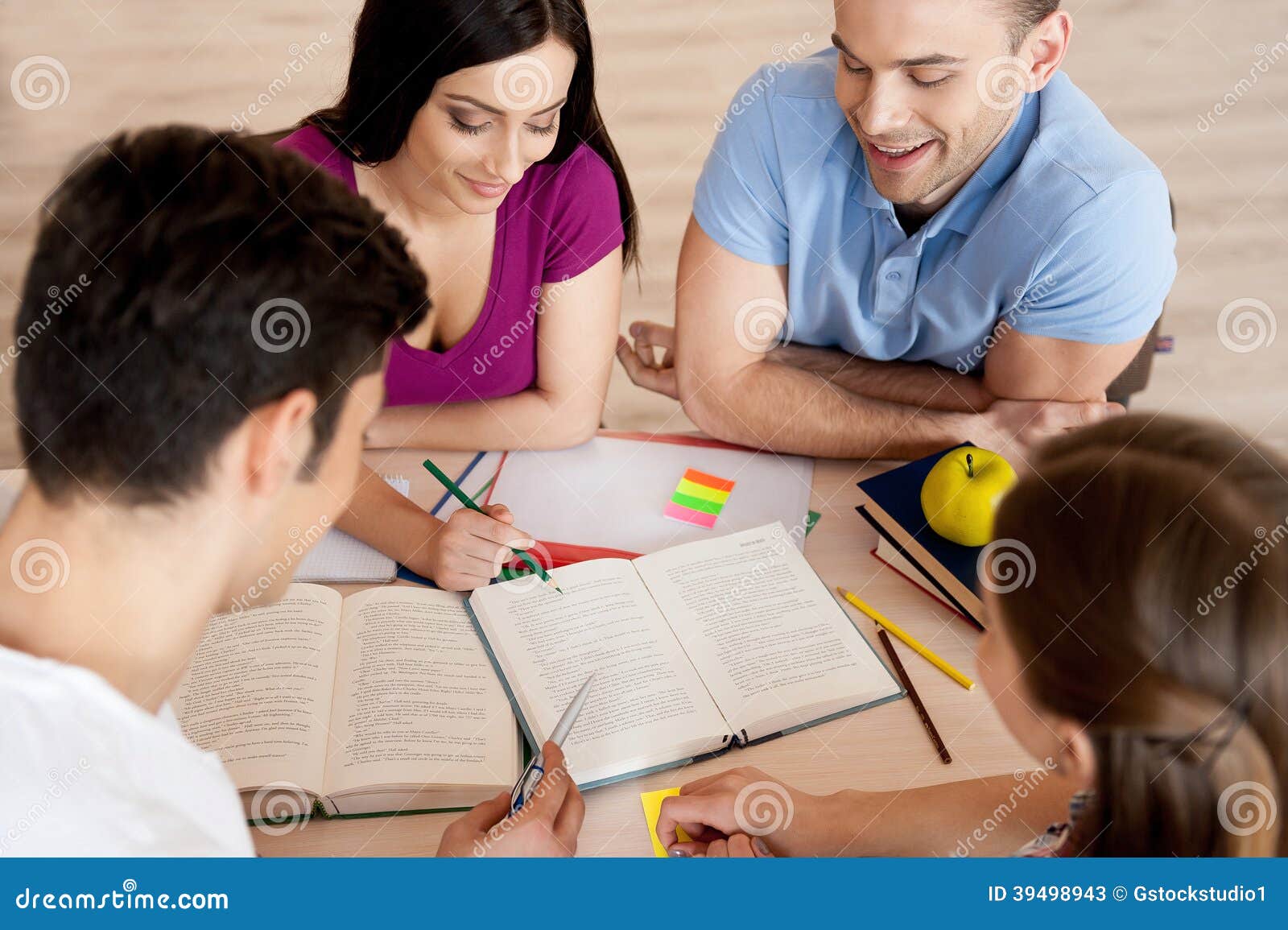 Studying is fun. stock image. Image of note, college - 39498943