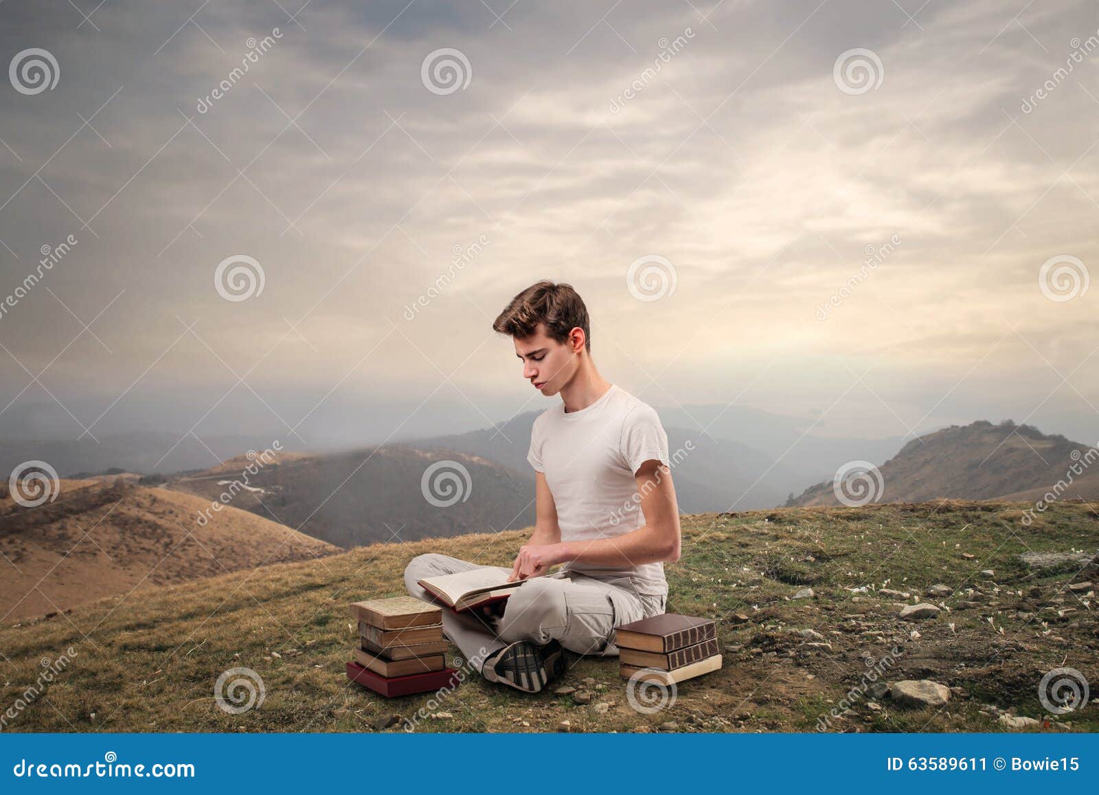 Studying hard stock image. Image of information, education - 63589611