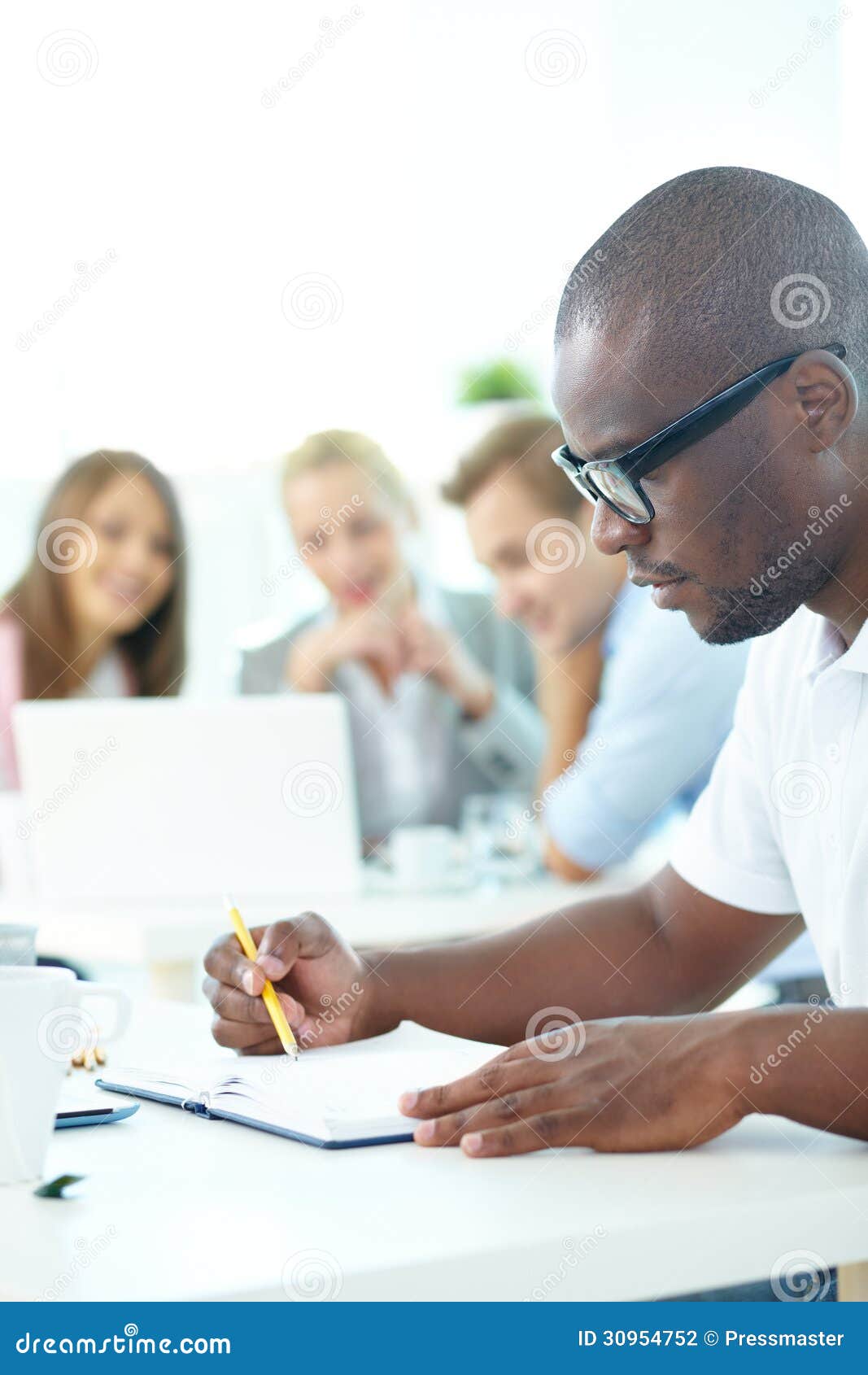 Studying man stock photo. Image of associate, leader - 30954752