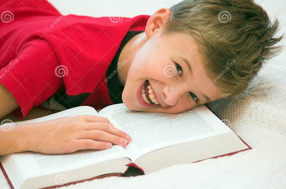 Studying may be fun! stock photo. Image of learn, face - 1158040