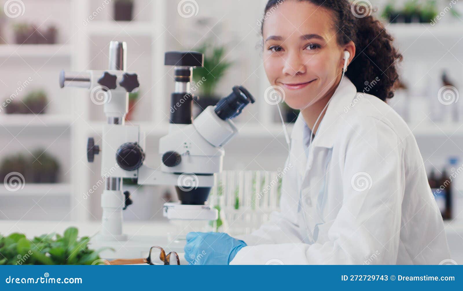 Studying Plants Has always Been My Passion. Portrait of a Young ...