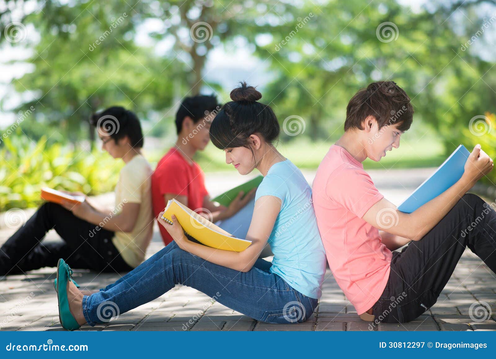 Studying process stock image. Image of female, posing - 30812297