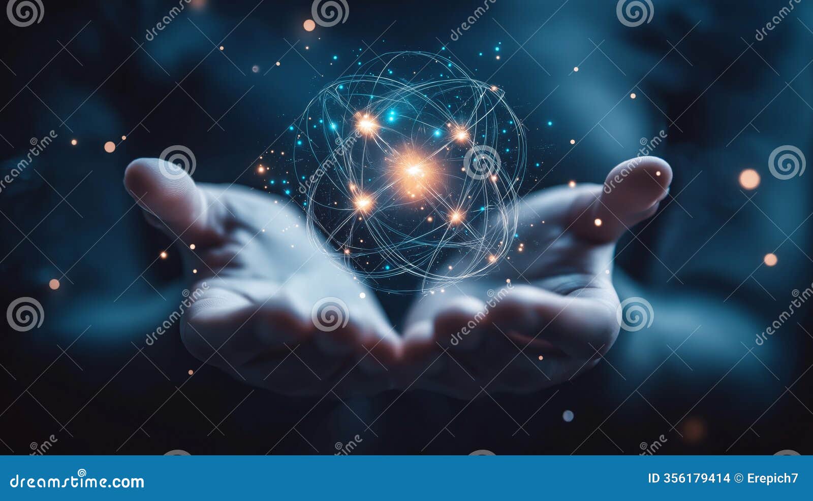 Studying Quantum Physics Effects on Tech Development Stock Photo ...