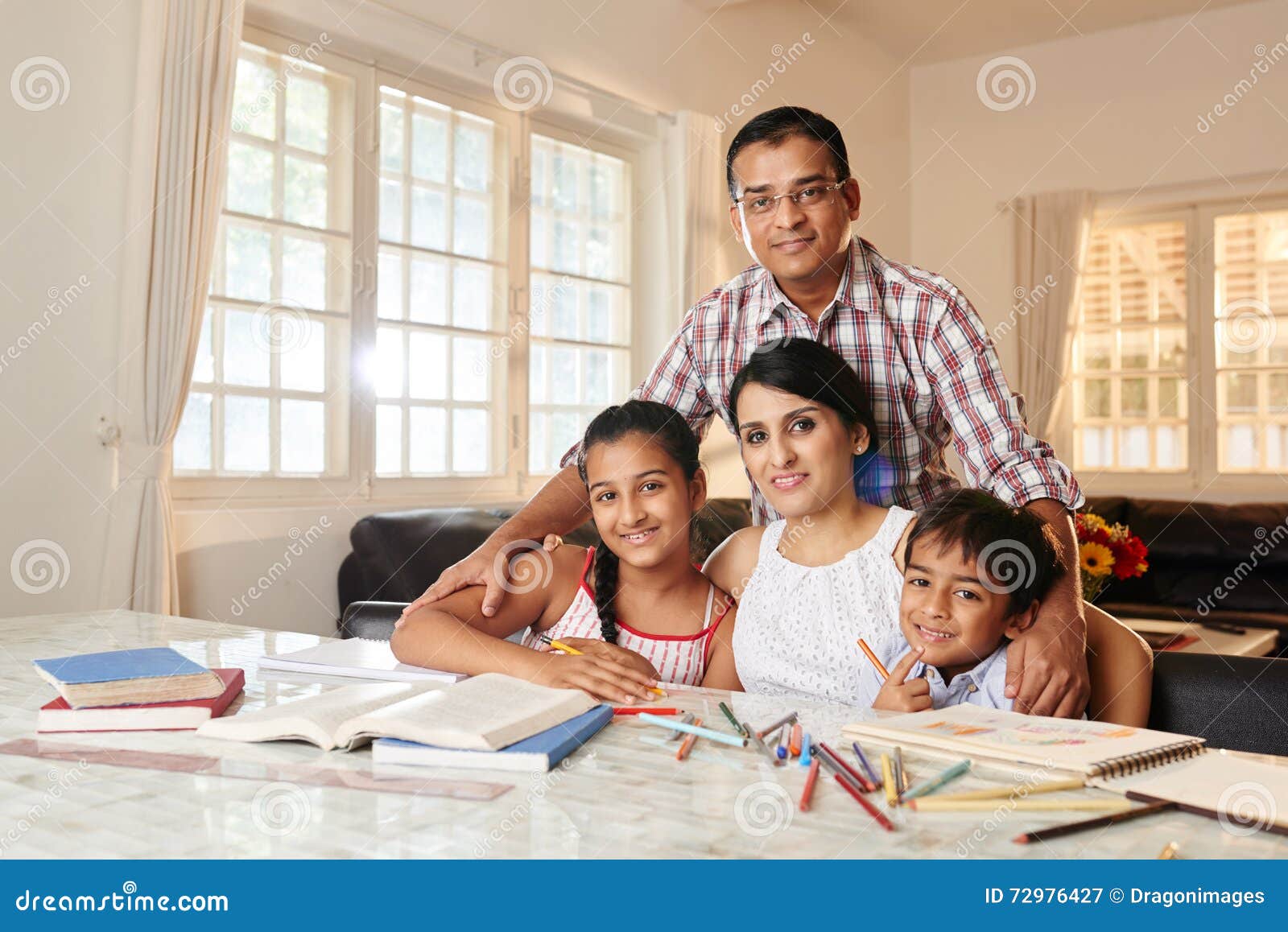 Studying together stock image. Image of childhood, education - 72976427
