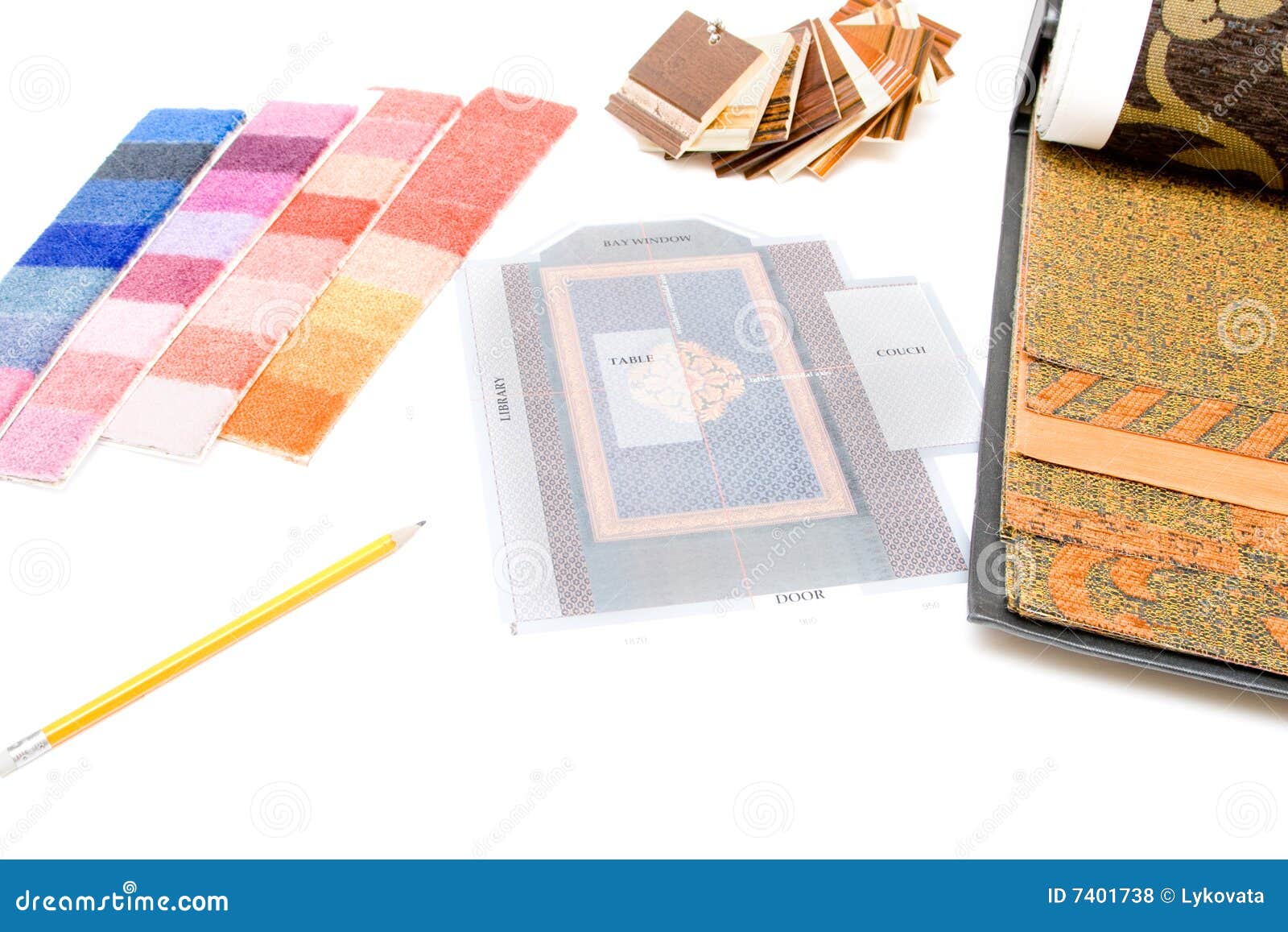 Stuff for design studio stock photo. Image of planning - 7401738