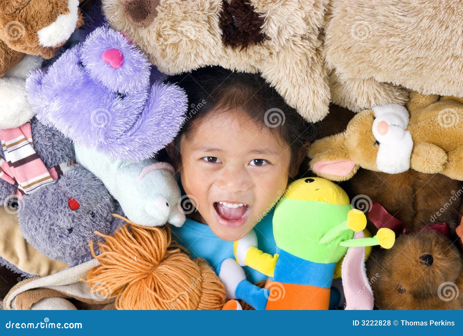 Stuffed Animals stock photo. Image of plush, charming - 3222828