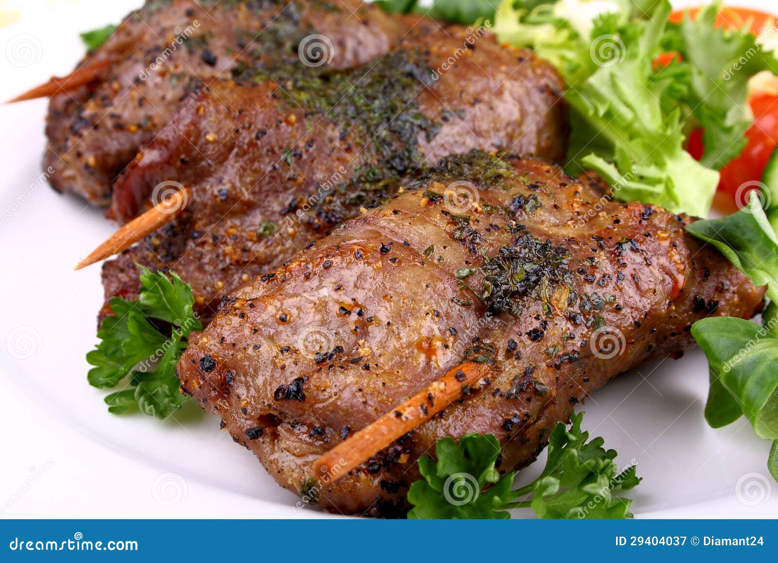 Stuffed Beef Ham Stock Image | CartoonDealer.com #61844773