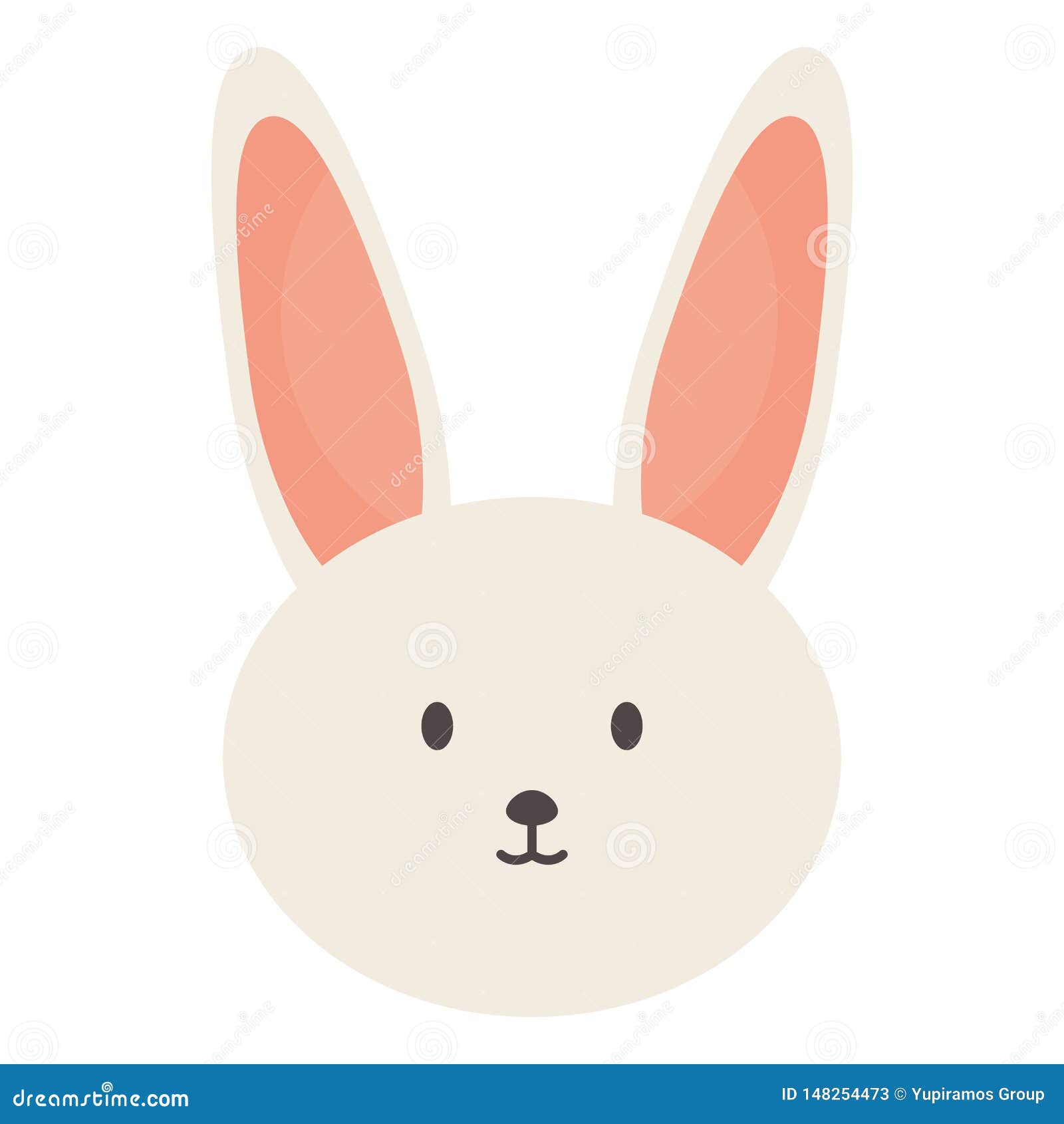 Stuffed Bunny Toy Entertainment Square Frame and Birthday Elements ...