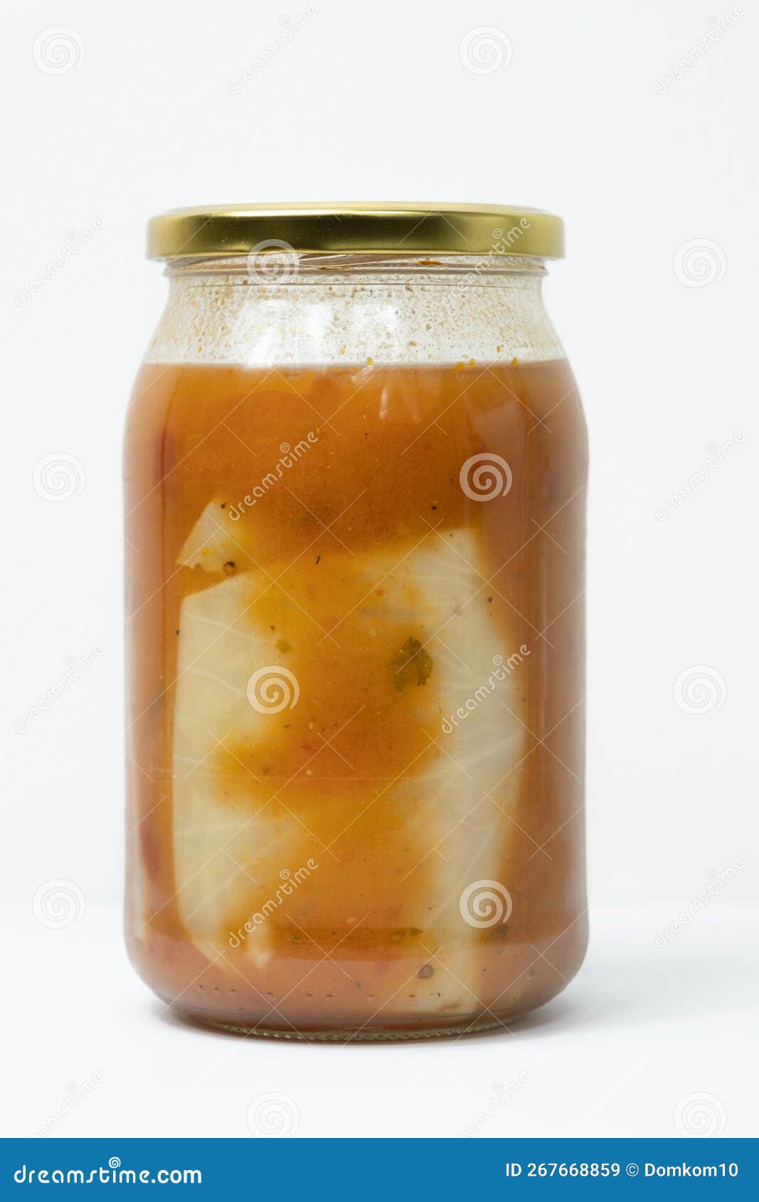 Stuffed Cabbage In A Jar With Tomato Sauce Stock Image Image Of Cured Organic 267668859
