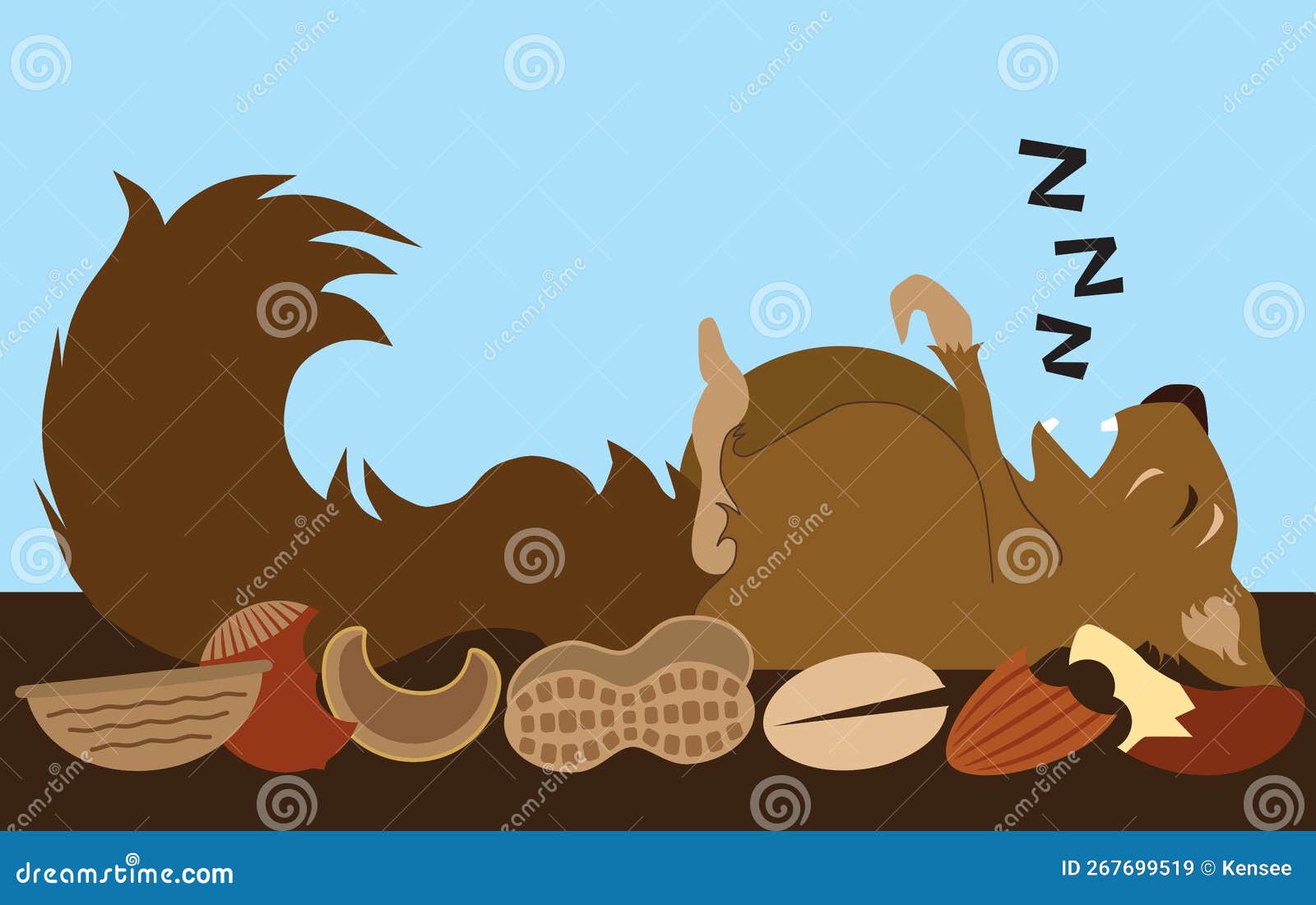 Stuffed Cartoon Party Squirrel Stock Vector - Illustration of acorn ...