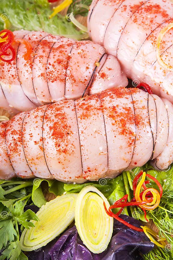 Stuffed chicken breast stock image. Image of gourmet - 49697907
