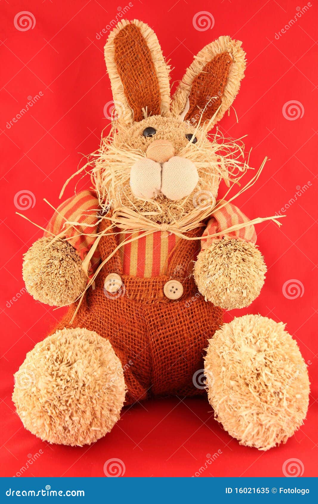 Stuffed decorative rabbit stock image. Image of decorative - 16021635