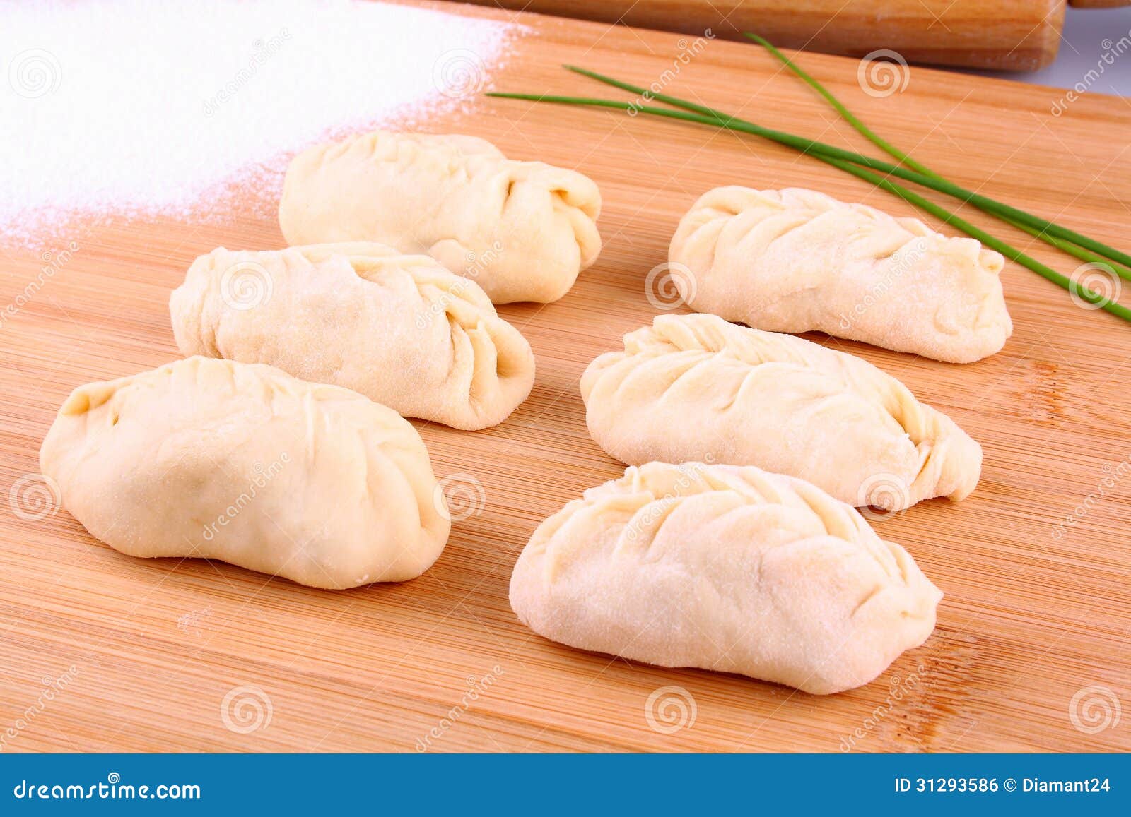 Stuffed Dumplings, Preparation Stock Photo - Image of preparation ...