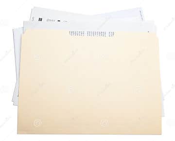 Stuffed file folder stock photo. Image of organize, pile - 23017942