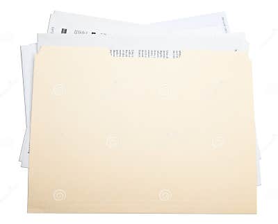 Stuffed file folder stock photo. Image of organize, pile - 23017942
