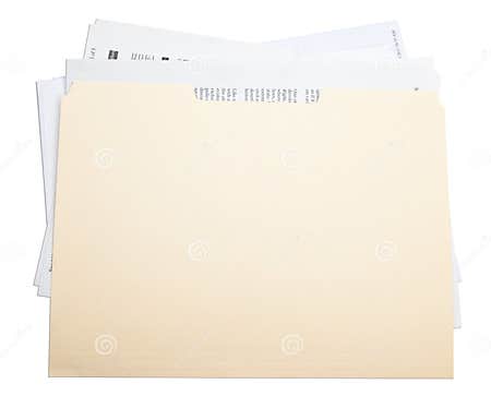 Stuffed file folder stock photo. Image of organize, pile - 23017942